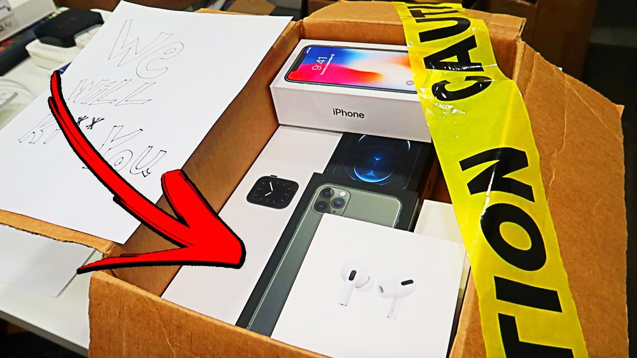 Abandoned Apple Store Sent a Package To My House!! WTF?! *SCARY* - YouTube