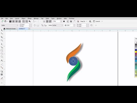 Make "INDIAN FLAG" Proudly In CorelDraw (2020)..(Tutorial) - YouTube