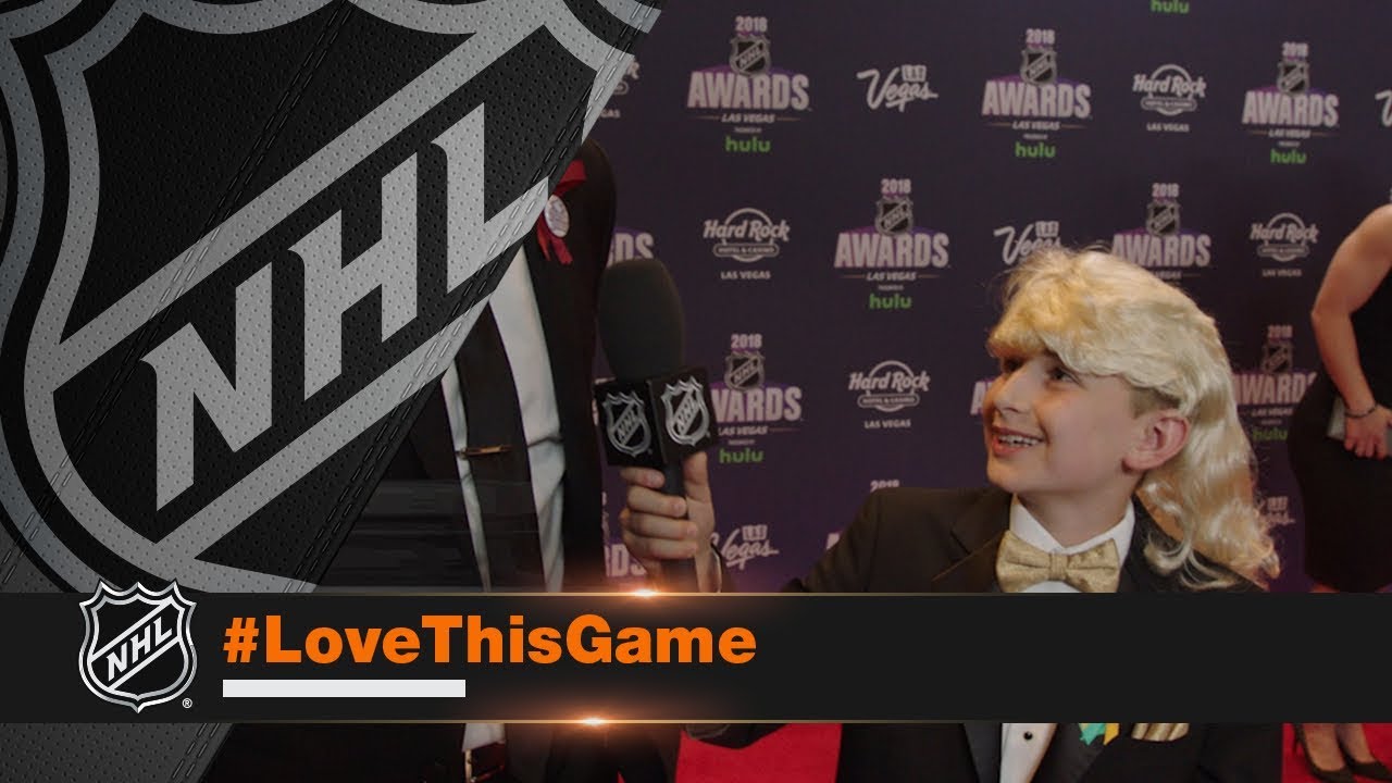 Kid Correspondent Matt G hits NHL Awards red carpet - YouTube
