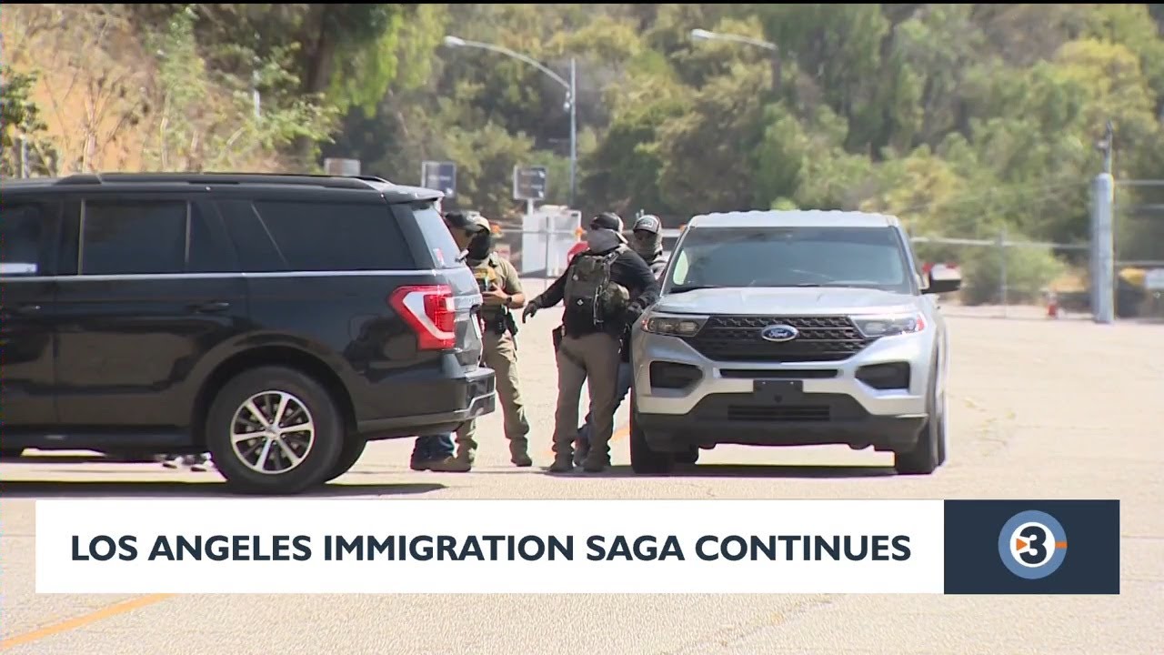 Los Angeles immigration saga continues - YouTube
