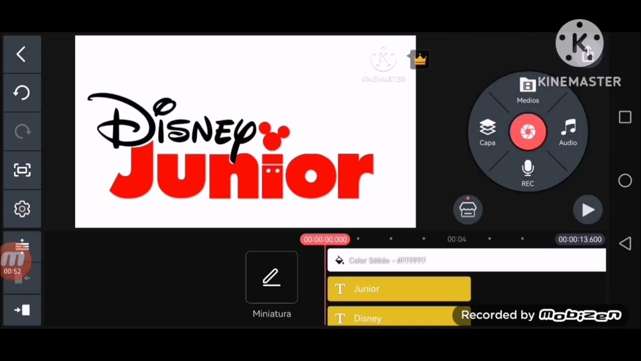 Disney junior logo kinemaster speedrun de like - YouTube