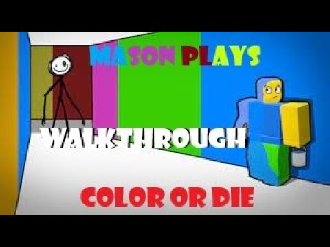 Roblox - Color or Die Walk Through (New Map) - YouTube
