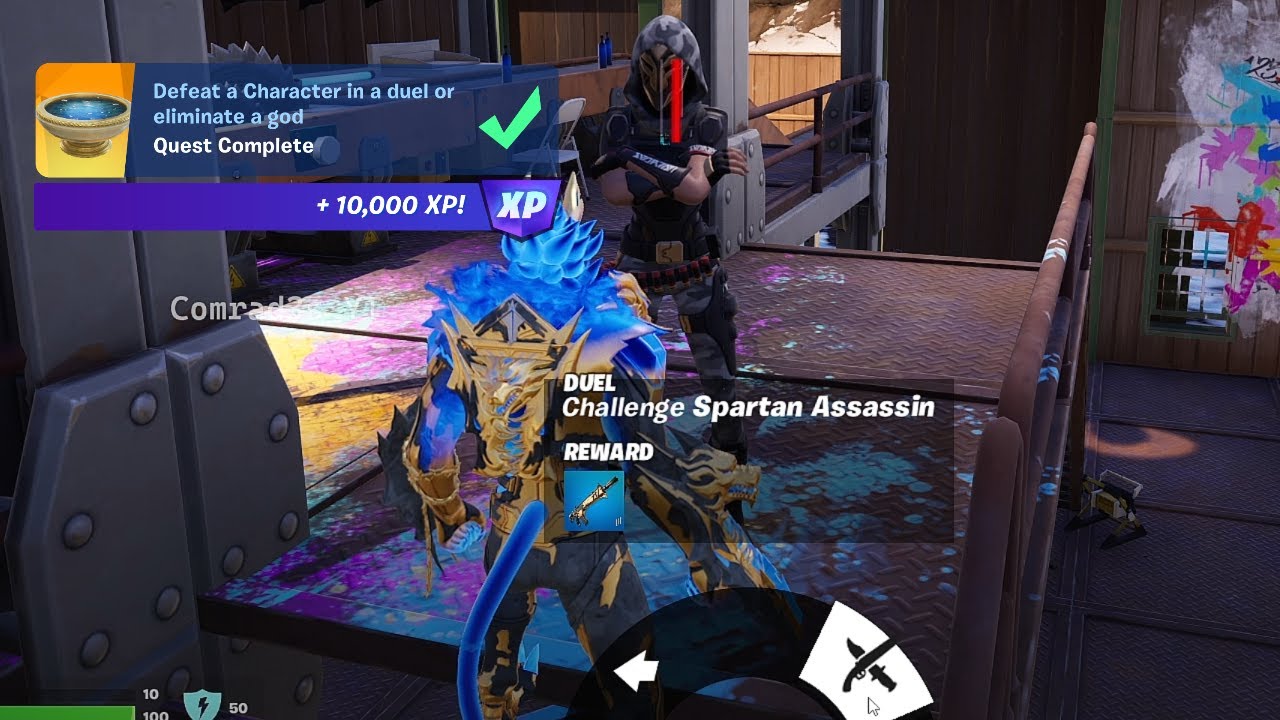 How to EASILY Defeat a Character in a duel or eliminate a god Fortnite ...