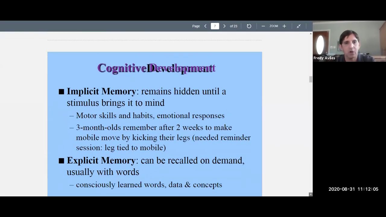 Developmental Psychology Chapter 6 (1st 2 years: Cognitive development ...