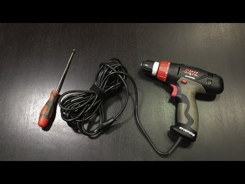 skil 6222 corded screwdriver / chuck wobble - YouTube