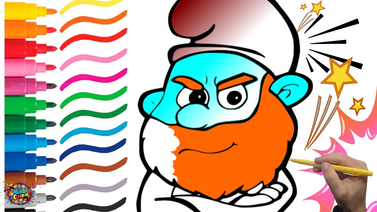 Cómo dibujar un PITUFO 🍄💙|How to draw a SMURF | Dibujos para niños ...