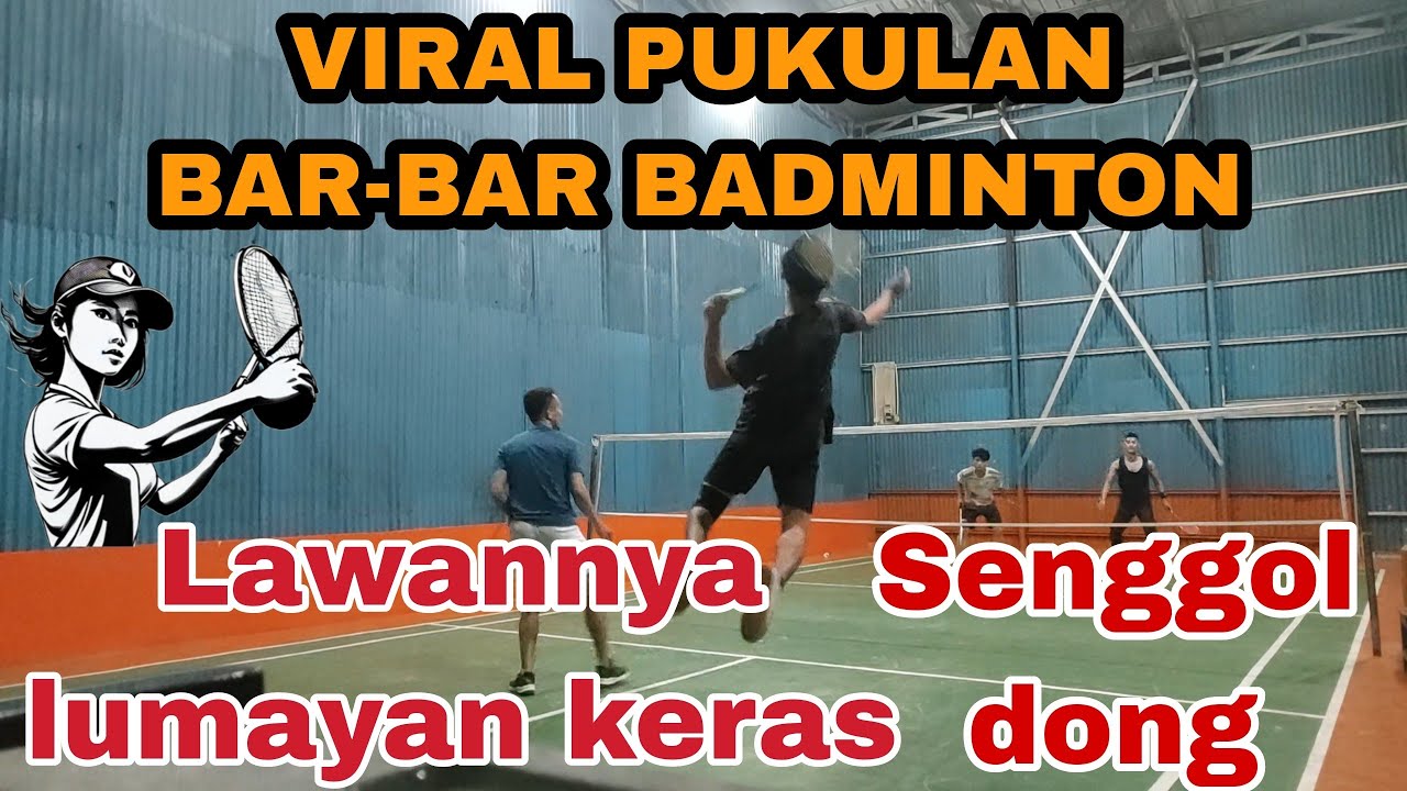 Viral pukulan bara-bar badminton #badminton #bulutangkis #indonesia ...