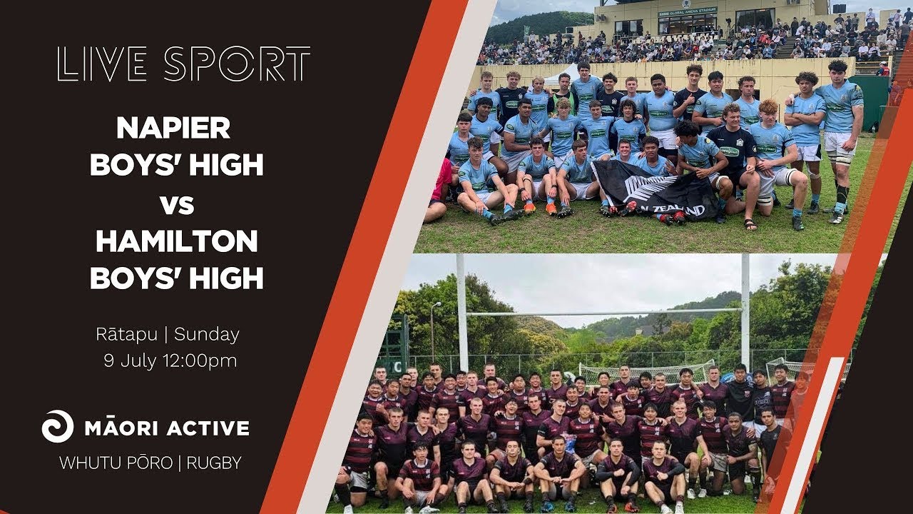 Super 8 Rugby First XV | Napier Boys' High v Hamilton Boys' High - YouTube