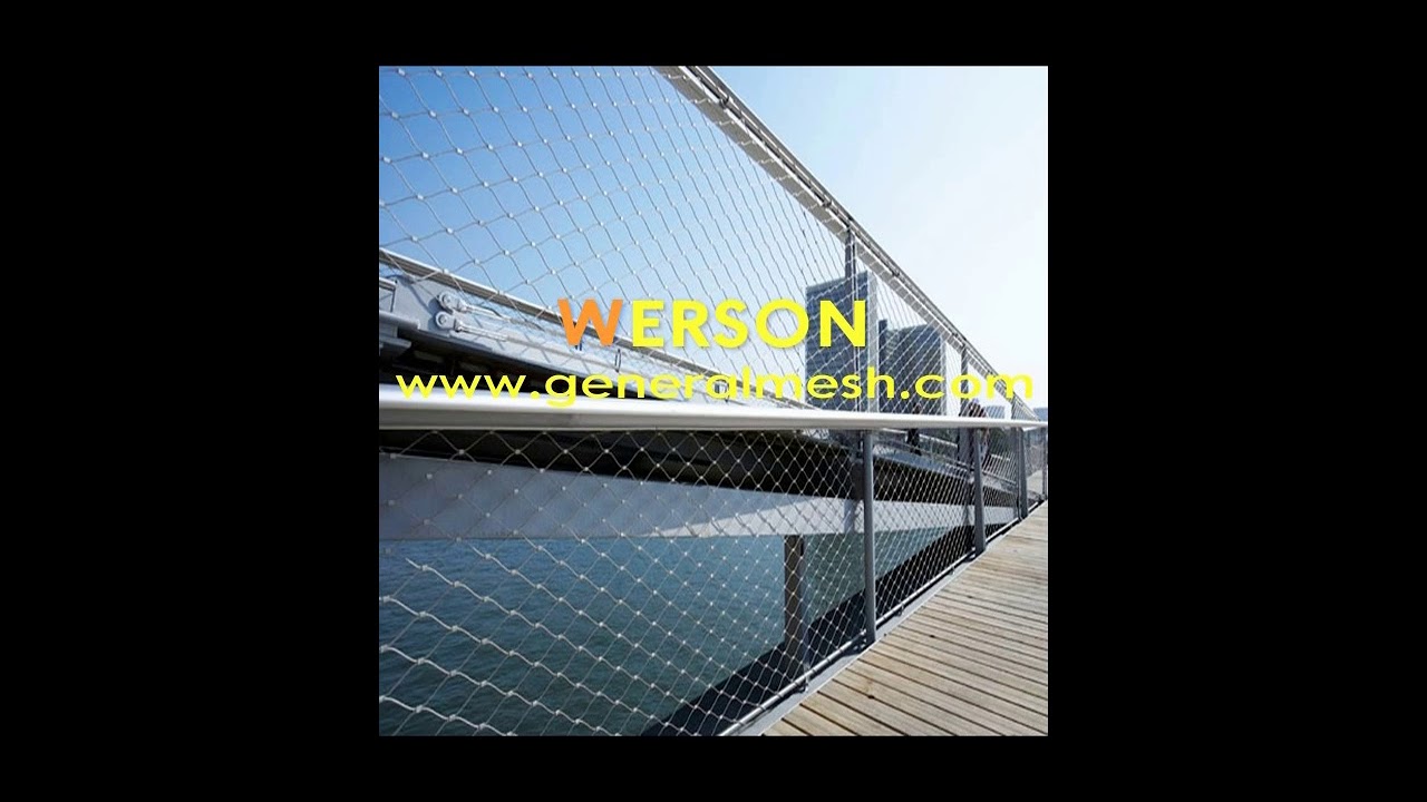 Generalmesh Barandillas con malla de cables inoxidable X-TEND ...