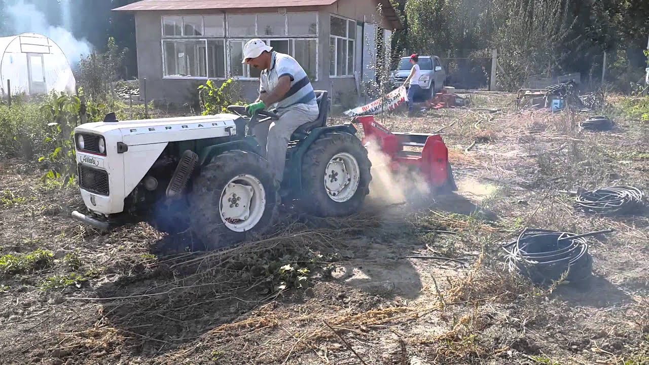1974 Ferrari Garden Tractor Part 2 - YouTube