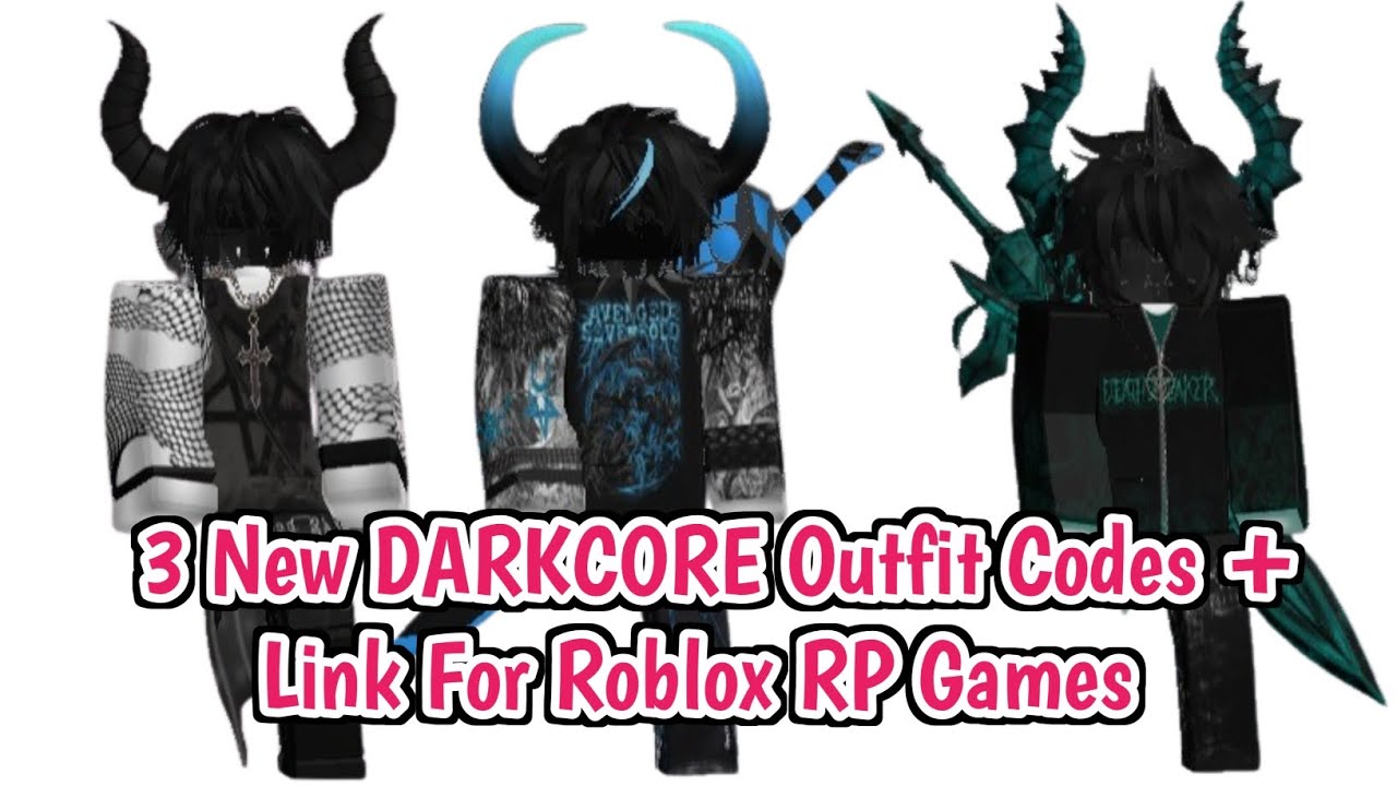 [3 New] DARKCORE Outfits ID Codes + Links For Brookhaven RP, Berry ...