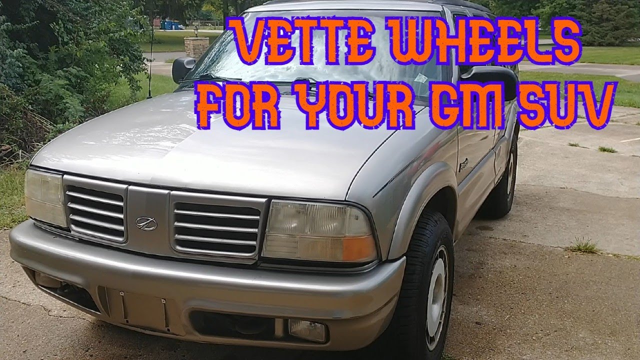 C4 Corvette Wheels on Blazer, Jimmy, Bravada - YouTube