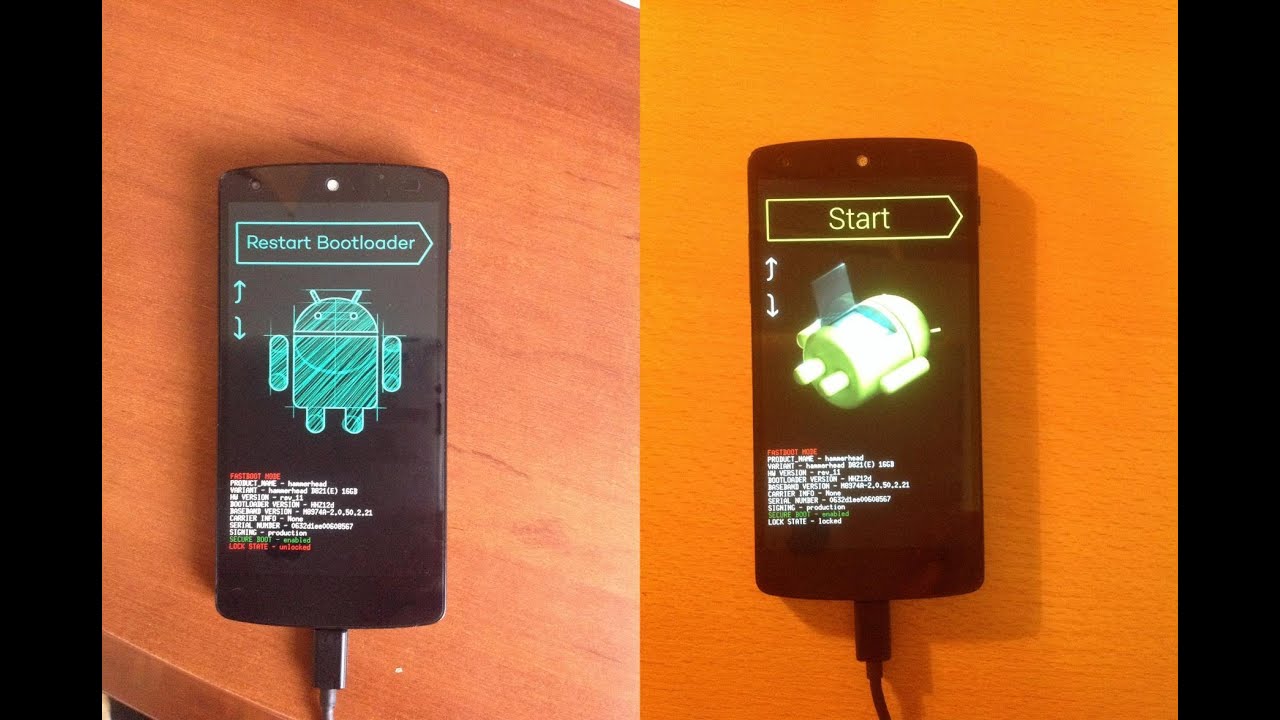 How to Custom Fastboot mode and Boot logo on Nexus 5 - YouTube
