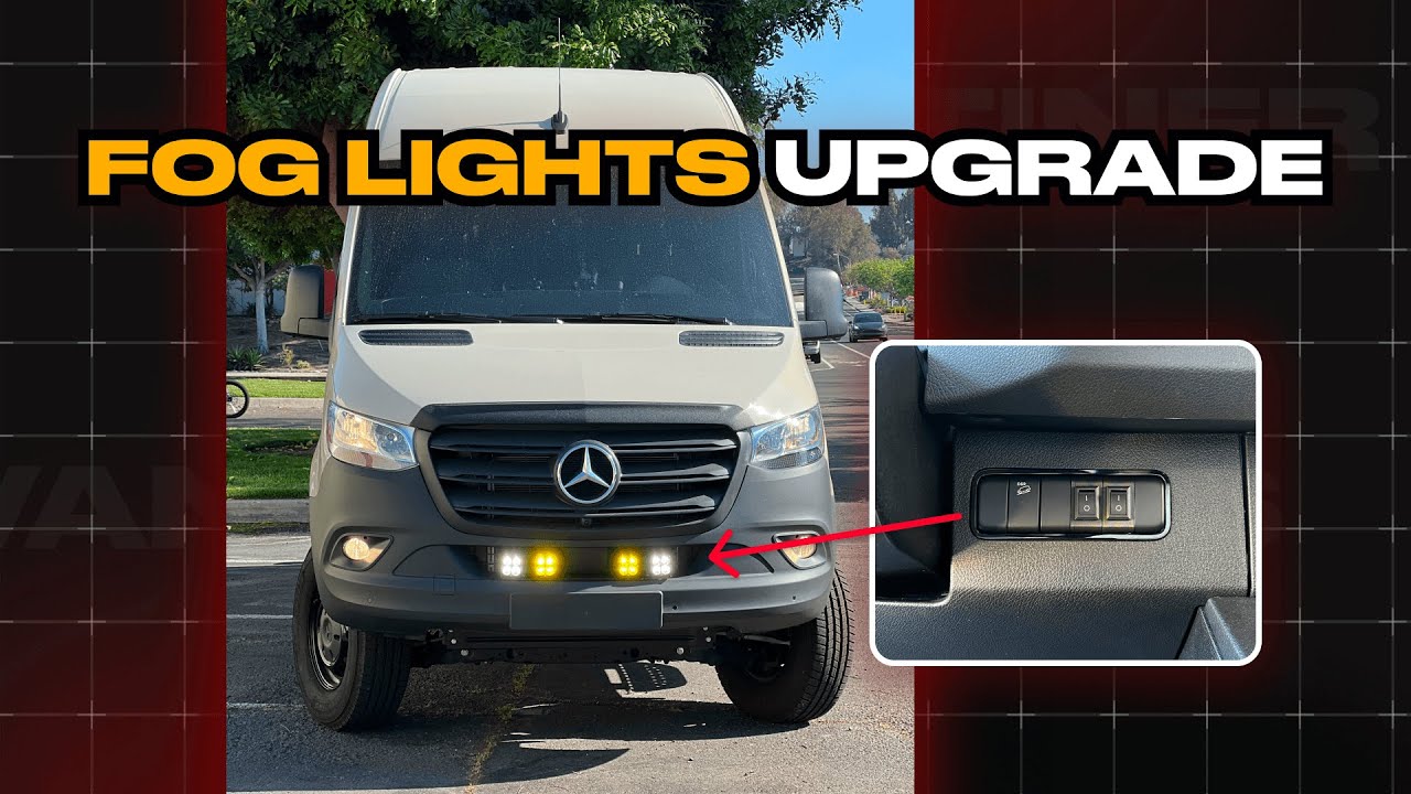 Mercedes Sprinter Fog Lamps Upgrade: Factory Retrofit & Baja Designs ...