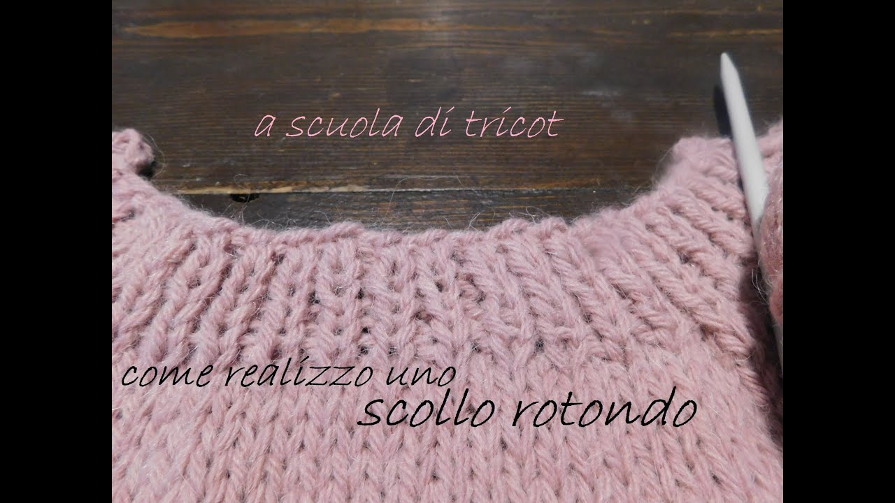 Il mio metodo per realizzare un uno scollo rotondo - YouTube