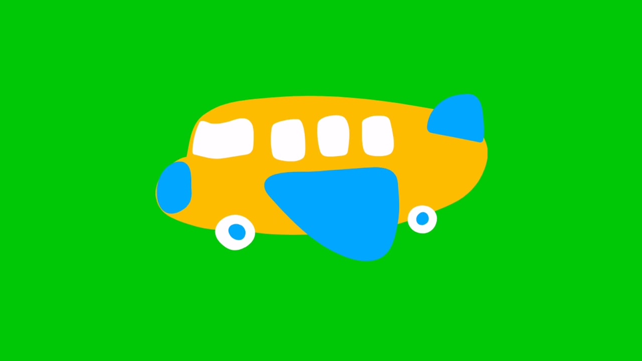 cute green screen plane cartoon เครื่องบิน น่ารัก - YouTube