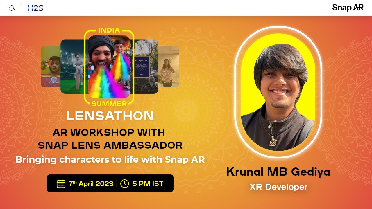 AR Workshop with Snap Lens Ambassador - Bringing Characters to Life ...