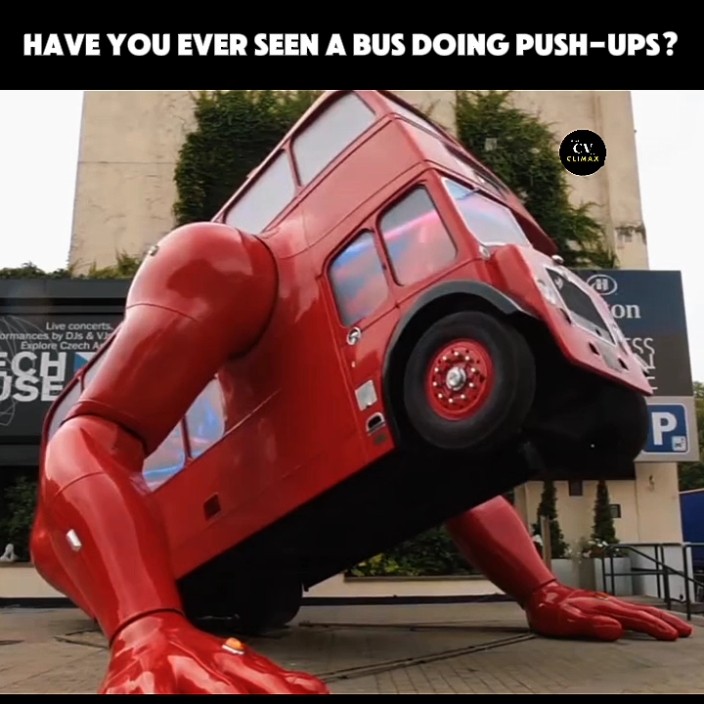 Have you ever seen a bus doing push-ups? #shorts #viral - YouTube