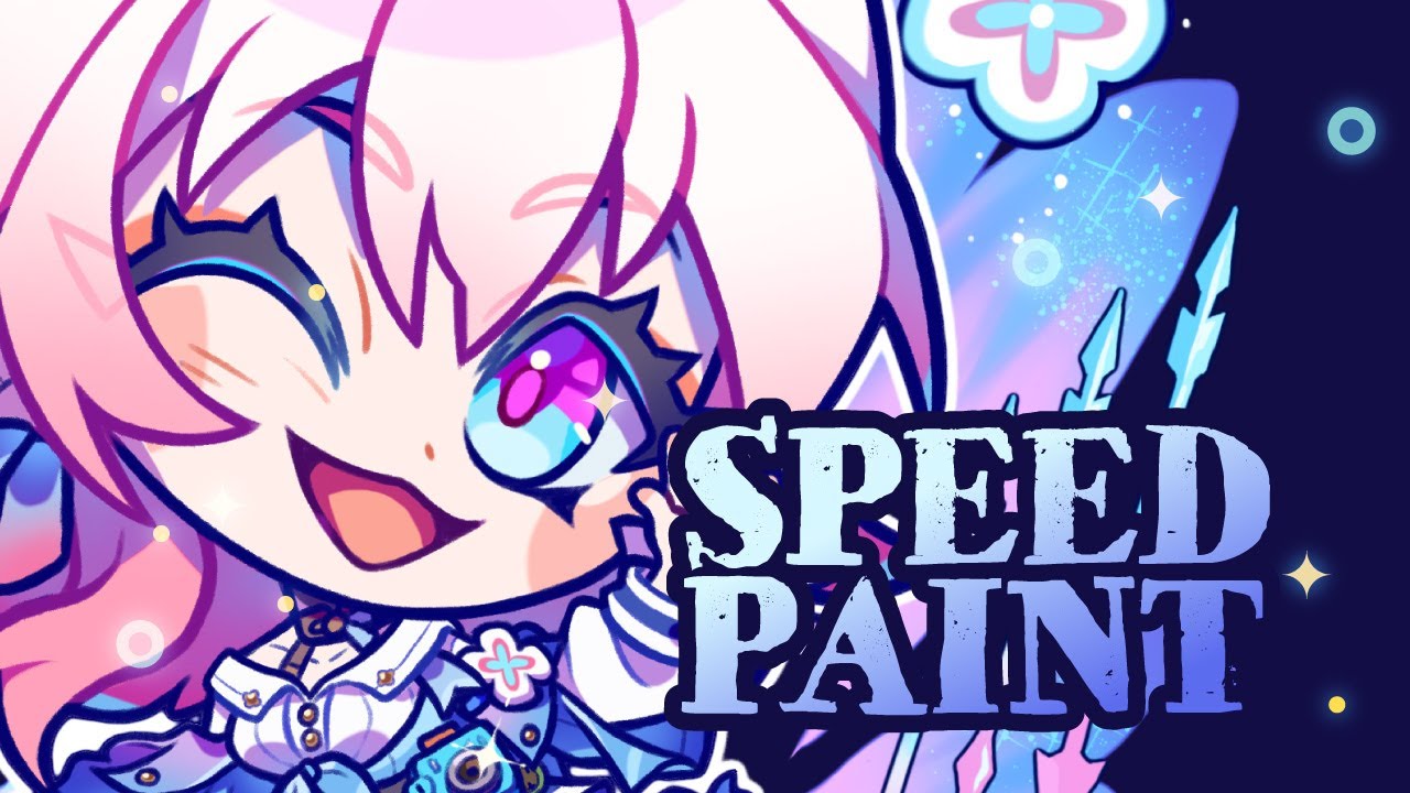 Chibi March 7th // Speedpaint - YouTube