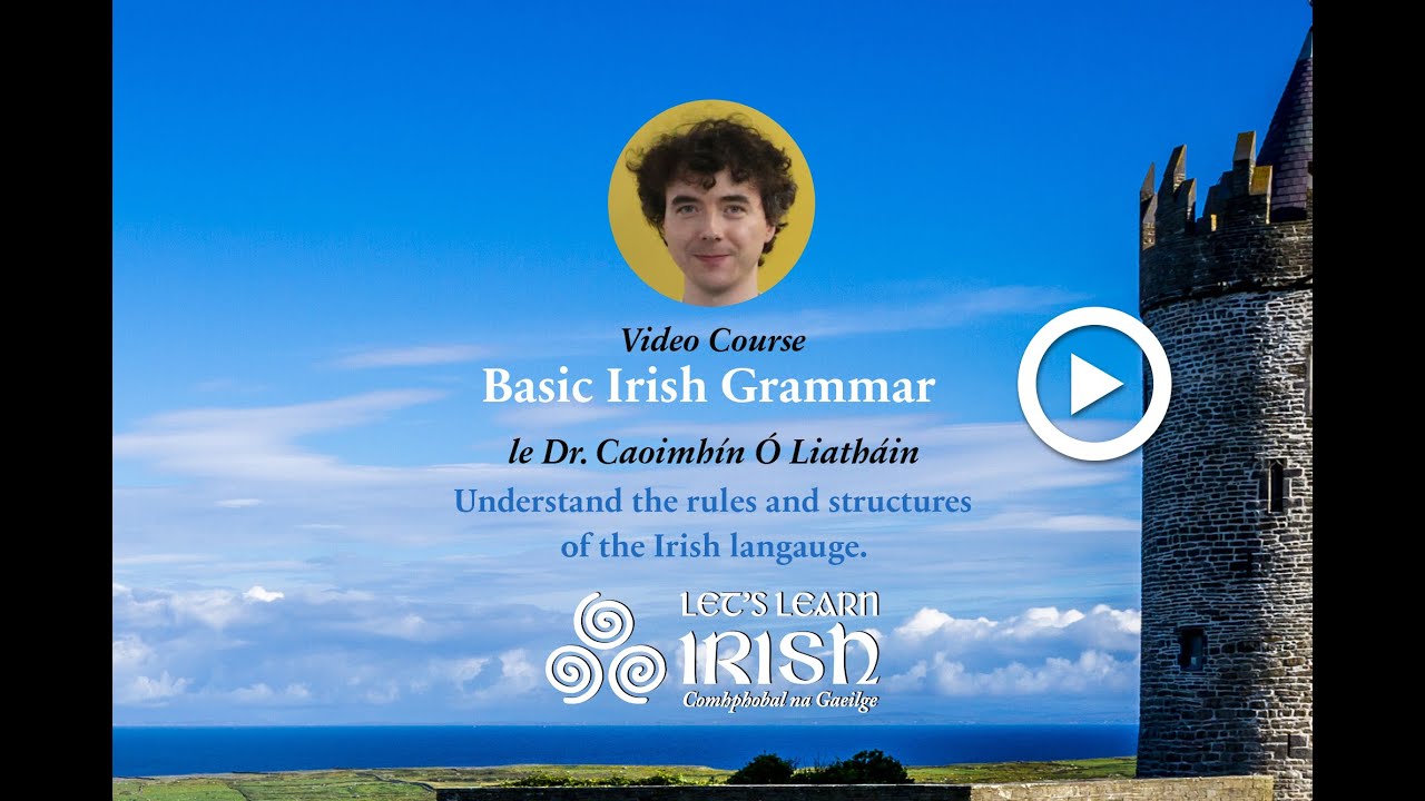 Irish Alphabet, writing and spelling - YouTube