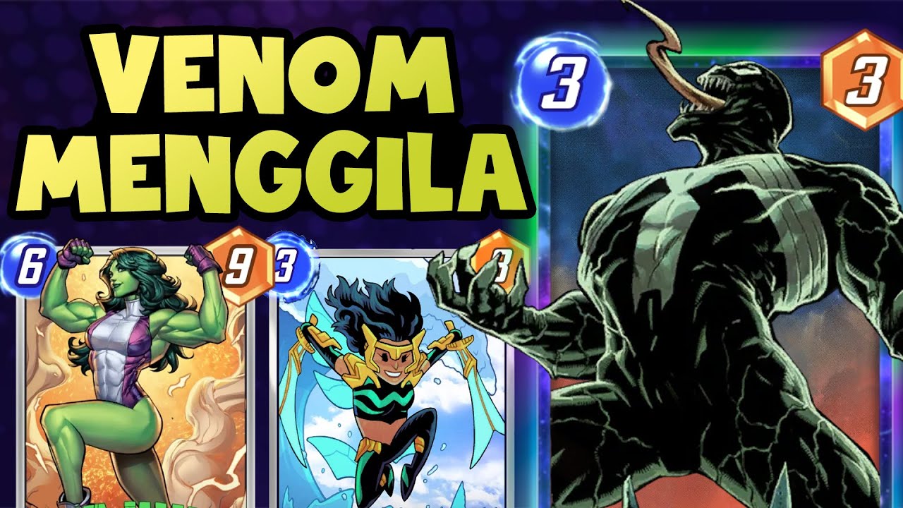 Venom Buff bikin deck ini makin GILAK! - Marvel Snap - YouTube