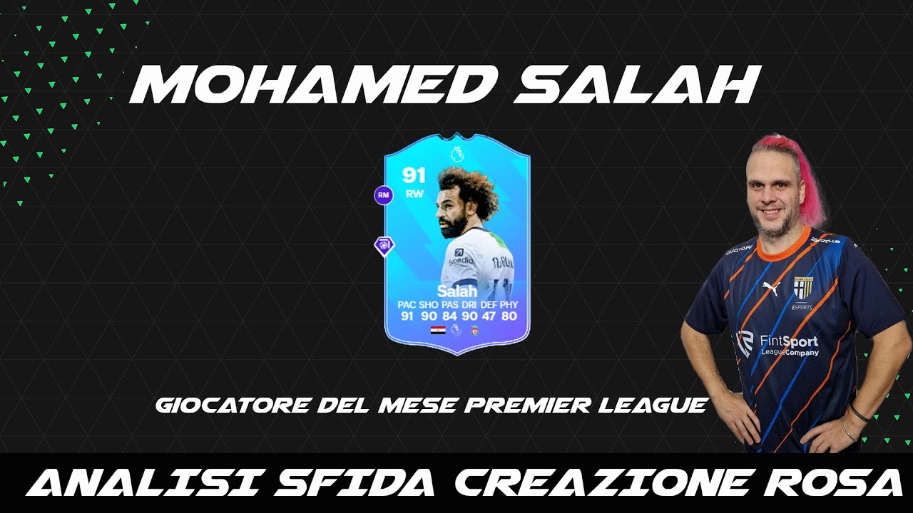 MOHAMED SALAH - POTM Premier League nelle SBC di EA Sports FC 24 - YouTube