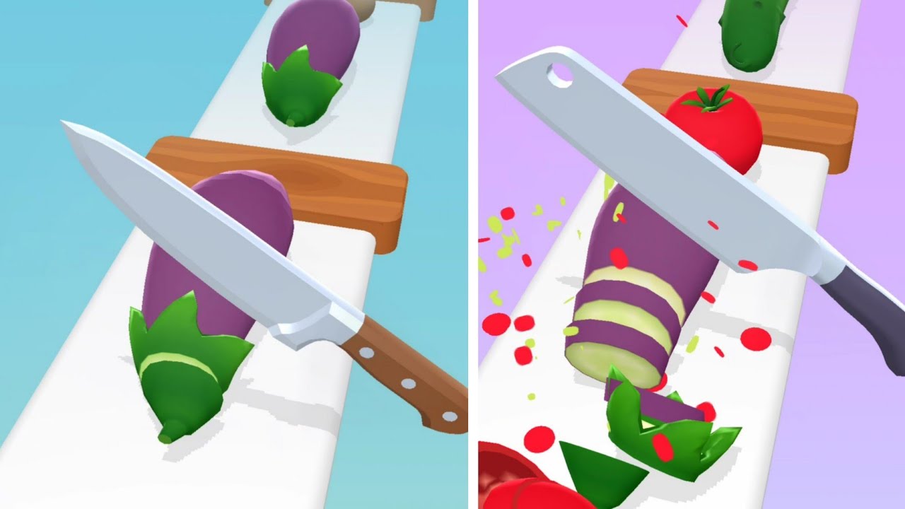 Perfect Slices Game! Very satisfying and relaxing ASMR slicing video ...