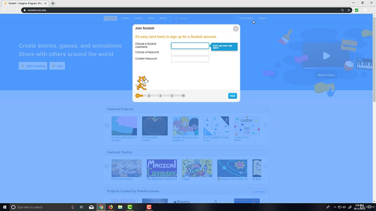 02 Creating a Scratch Account - YouTube