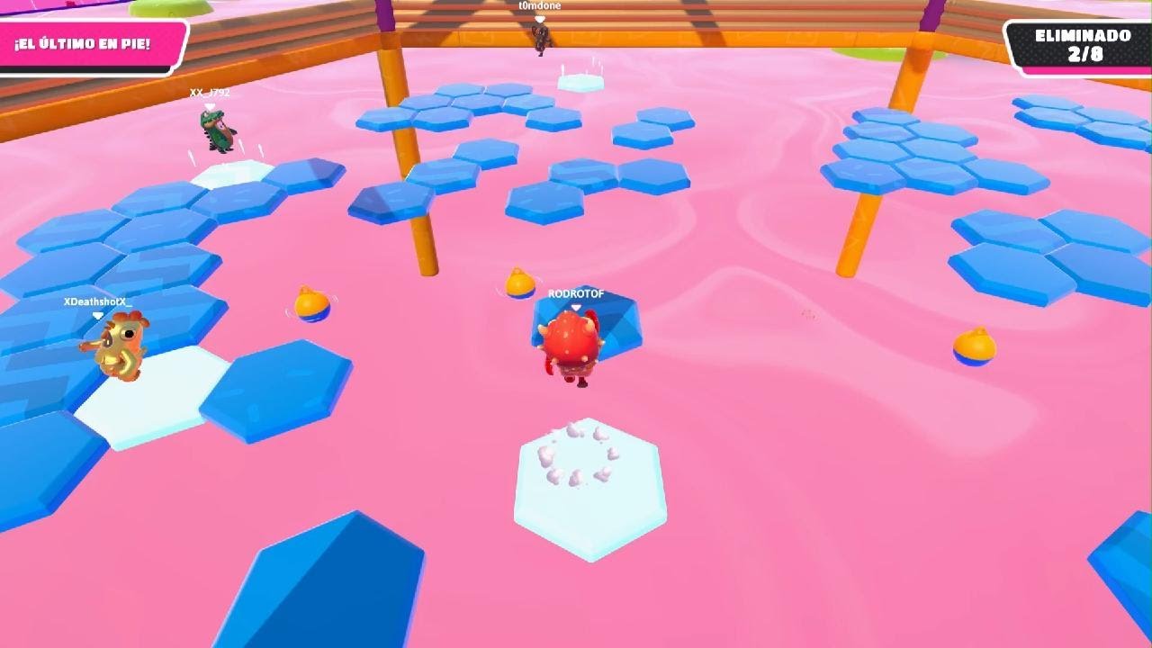 Fall Guys - Campeón 7390 + Tutorial de Hexagonía 1134 - YouTube