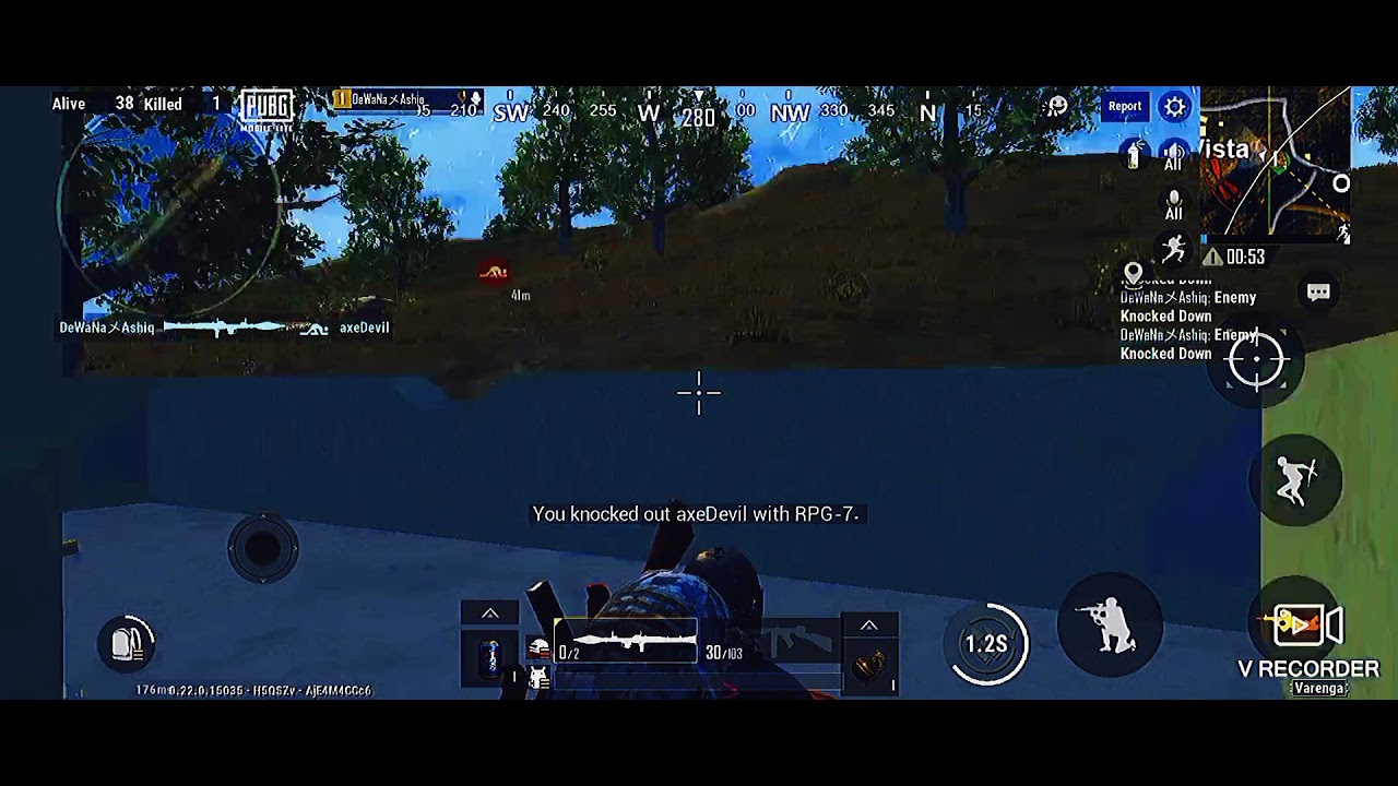1 V 4 WITH RPG IN PUBG LITE - YouTube