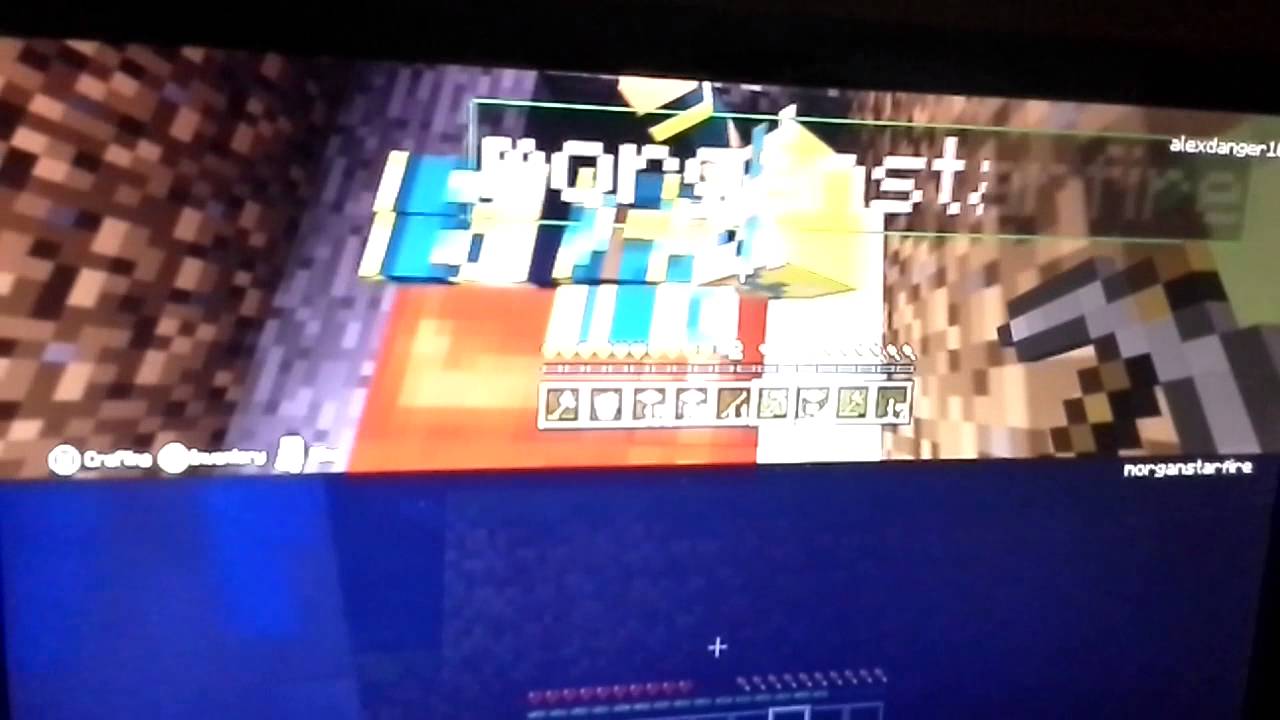 Minecraft xbox glitch - YouTube