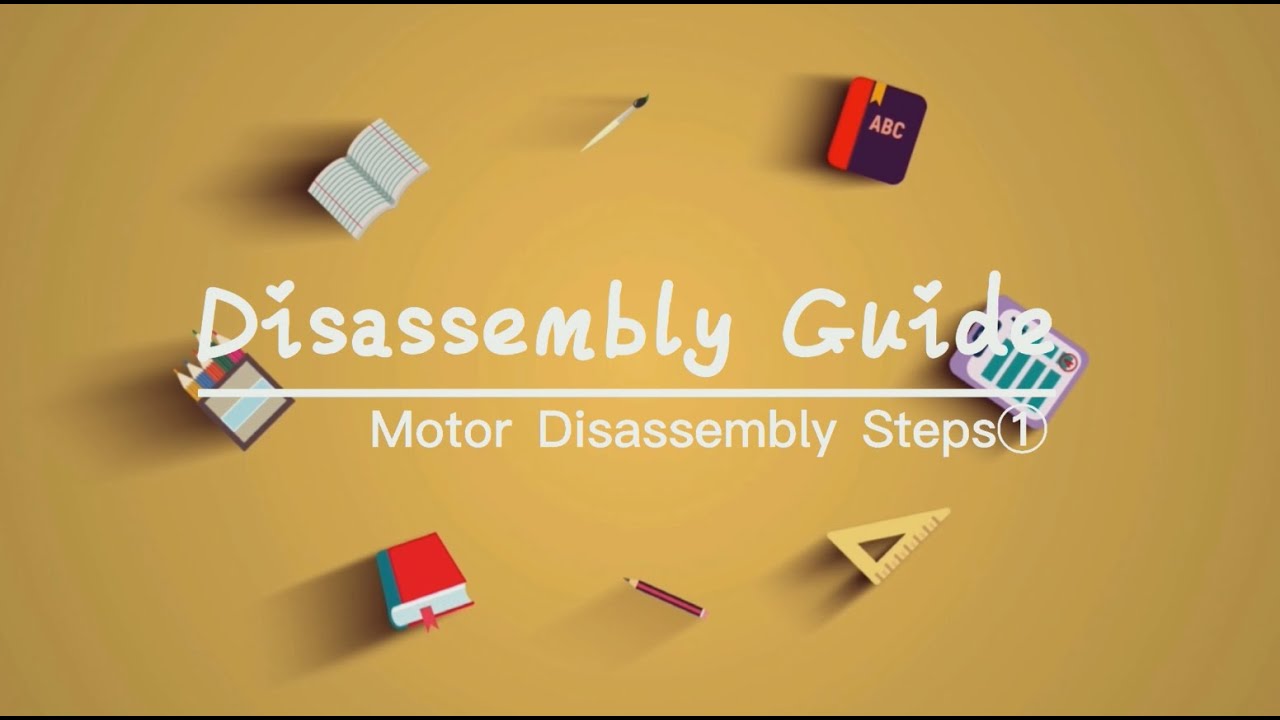 【Disassembly Guide】① Motor disassembly steps tutorial - YouTube