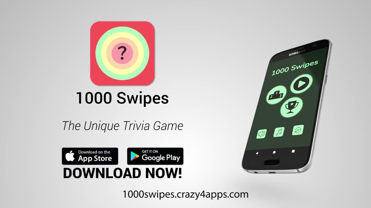 New Addicting Fast Swipe Brain Game - "1000 Swipes" is ranking UP - YouTube