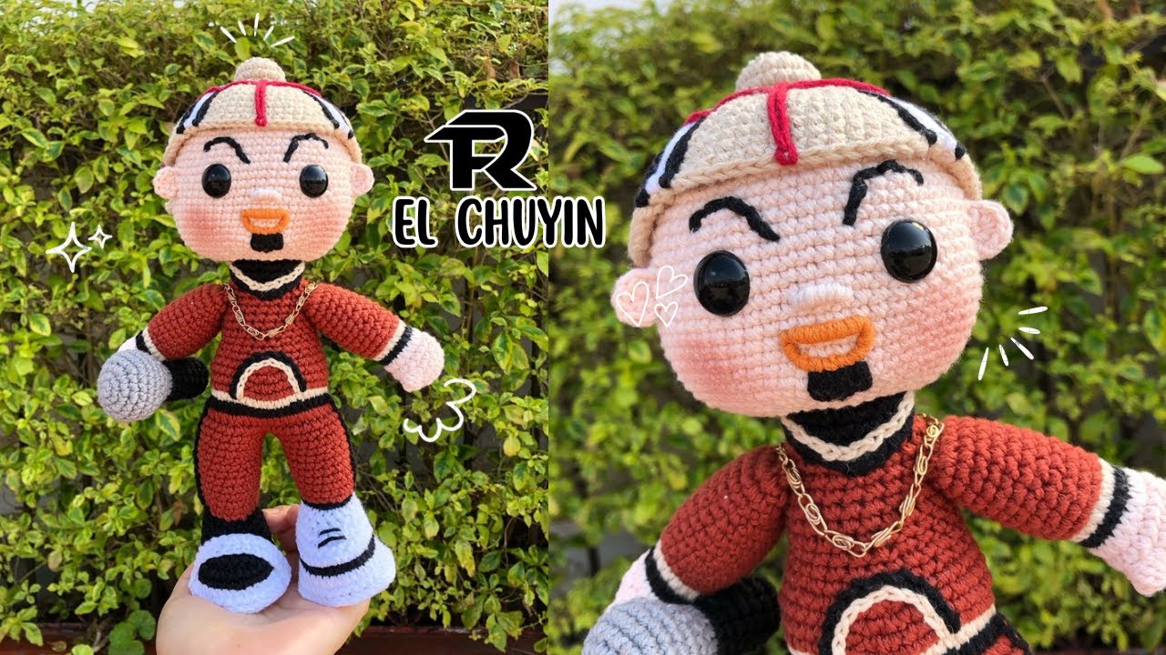 El Chuyin Fuerza Regida amigurumi a crochet paso a paso - YouTube