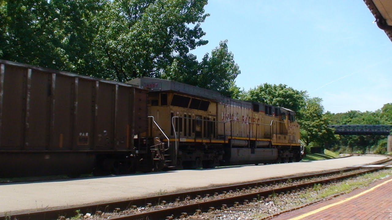 Loaded Coal Train @ Kirkwood w/ UP 5695 in Second & AC6000 as DPU!!! - YouTube