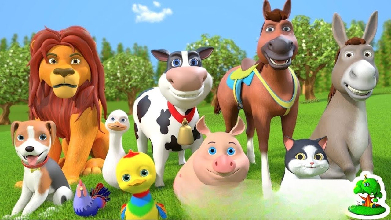 Animal Sound Song | Kindergarten Videos for Children | Cartoons Videos ...