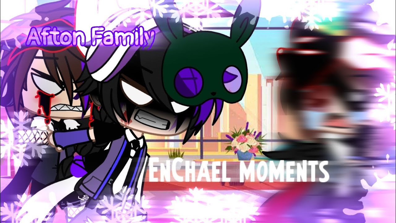 || EnChael moments || Afton Family || my AU || Michael × Ennard ...