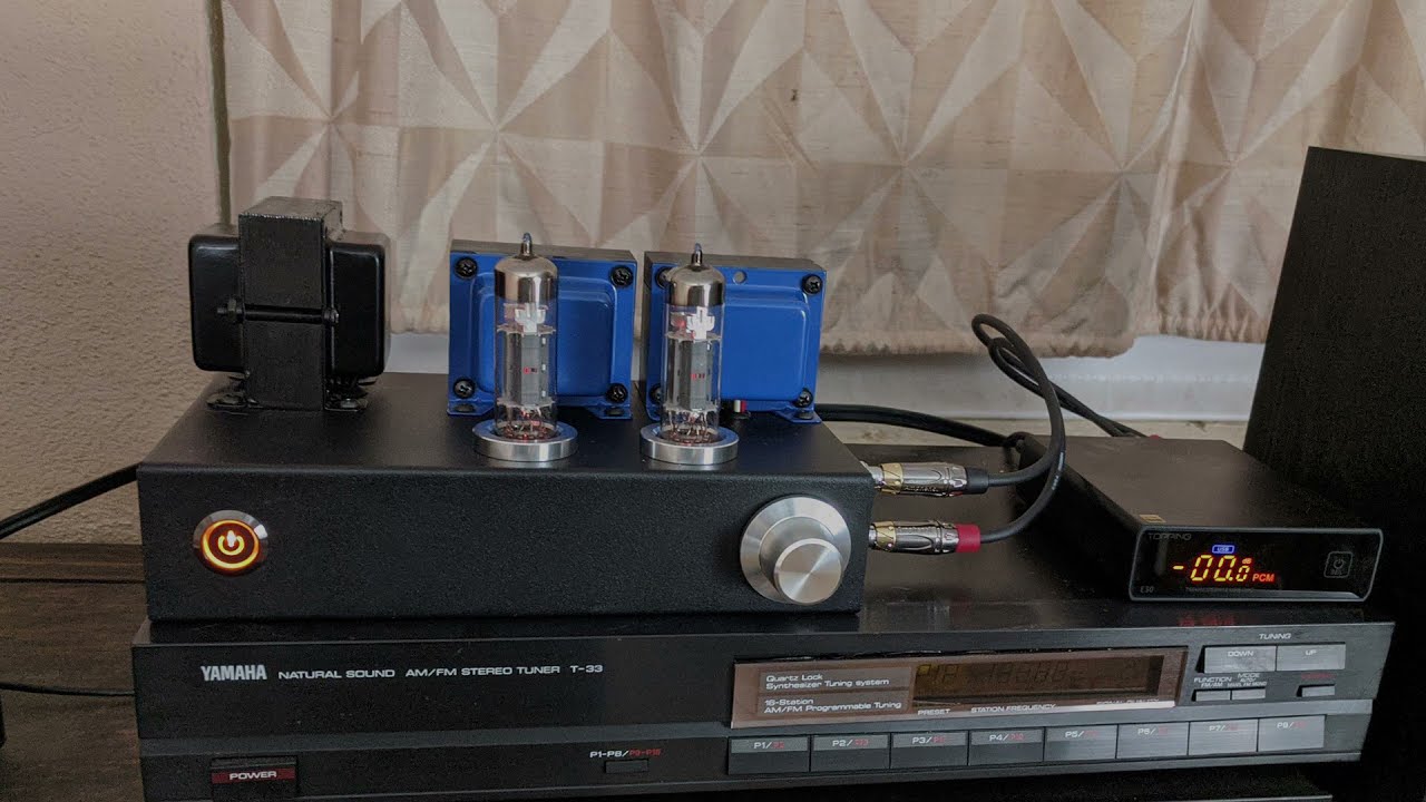 6BM8 DIY Tube Amplifier - Final 'scope testing! - YouTube