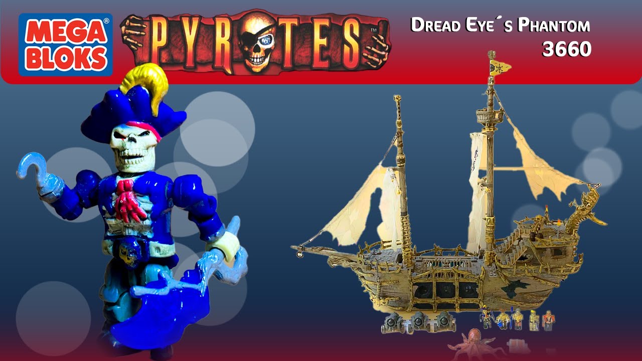 Mega Bloks Pyrates - Dread Eye’s Phantom 3660 - Review BR - YouTube