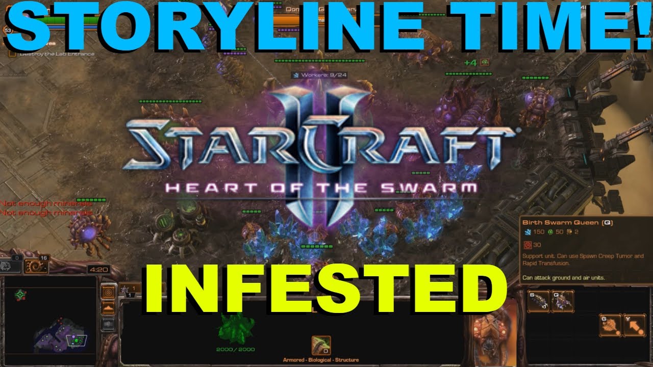Storyline Time! Infested - StarCraft II: Heart of the Swarm campaign ...