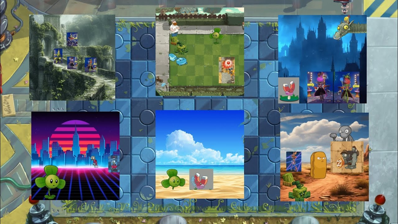 MSM Islands Played By PvZ2 Worlds #1: Wublin Island - YouTube