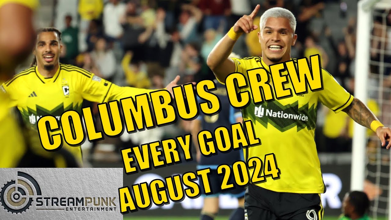 Every Columbus Crew Goal, Leagues Cup & MLS - August 2024! - YouTube
