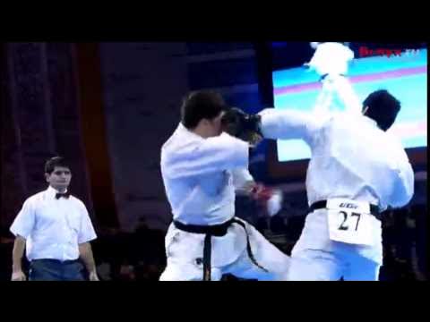 Kyokushin-kan karate shinken shobu kumite. - YouTube