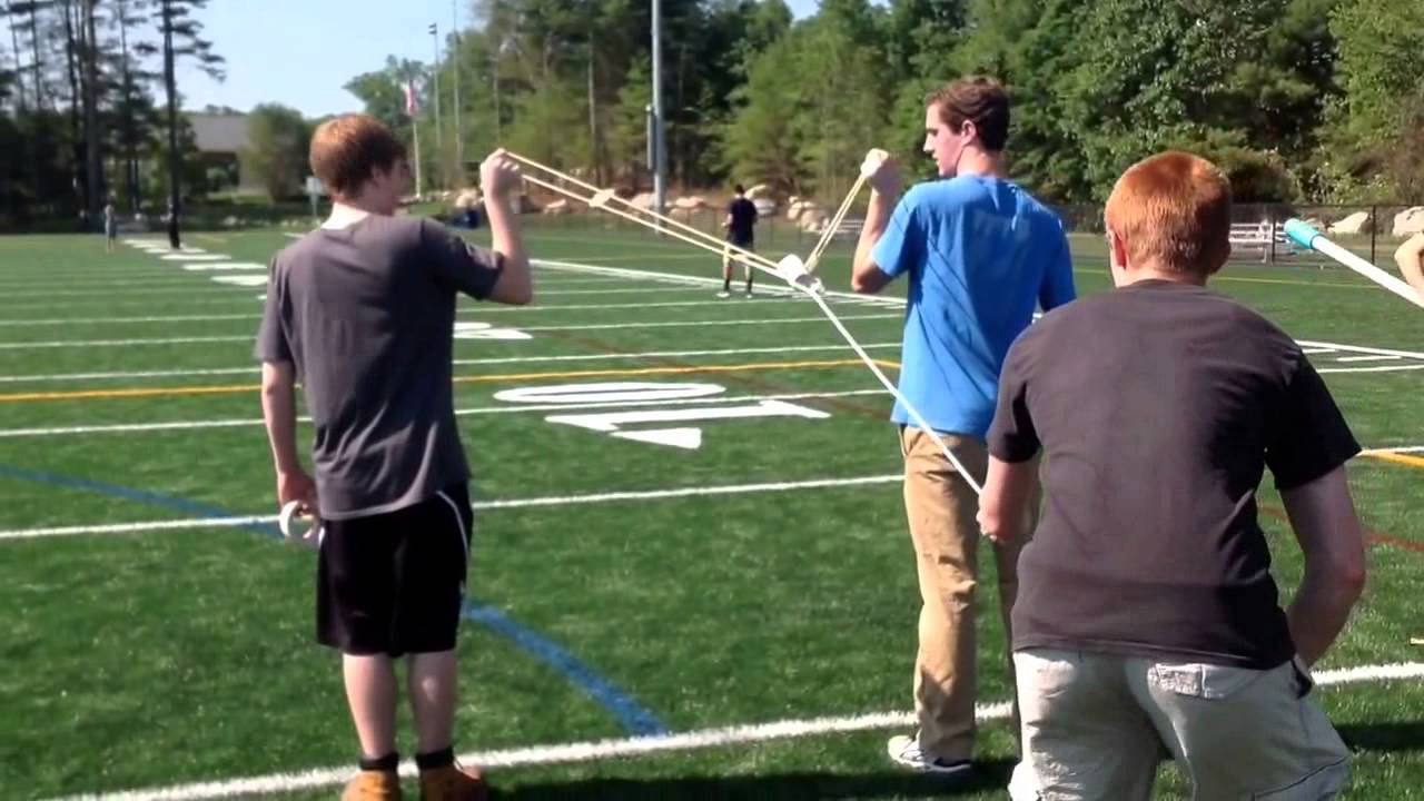 POE Ping Pong Projectile Launchers - YouTube