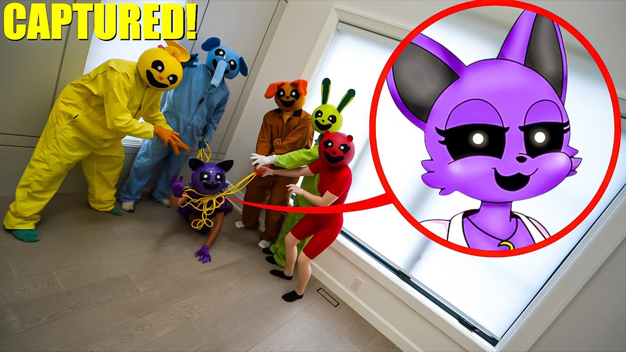 SMILING CRITTERS FOUGHT AND CAPTURED CATNAP IN REAL LIFE! (SMILING ...