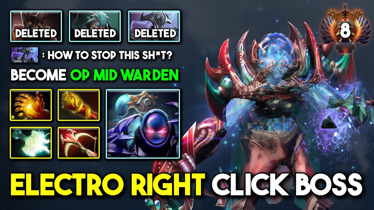 GLOBAL ELECTRO RIGHT CLICK BOSS Arc Warden Mjollnir + Daedalus Build 100% Show No Mercy DotA 2 ...