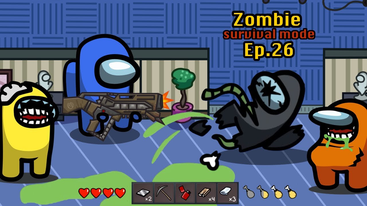 Survival Mode 🛠 Among Us Zombie - Ep 26 Battle - Animation - YouTube