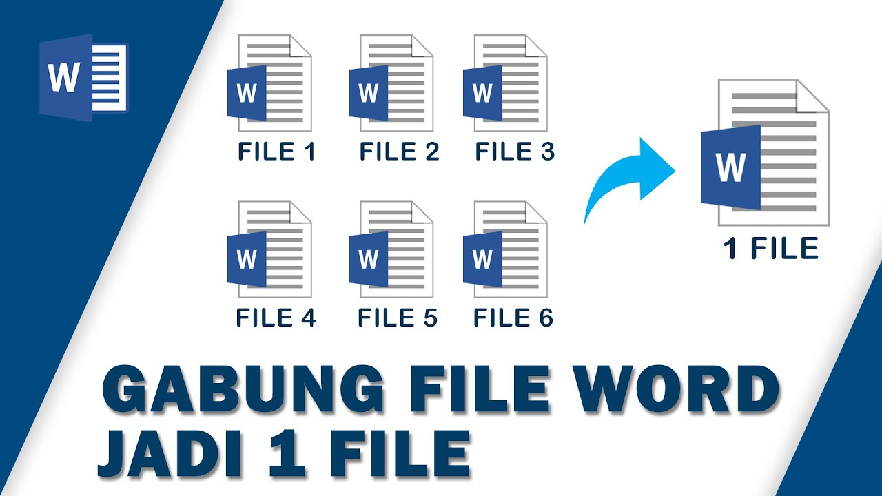 Cara menggabungkan file word menjadi satu file - YouTube