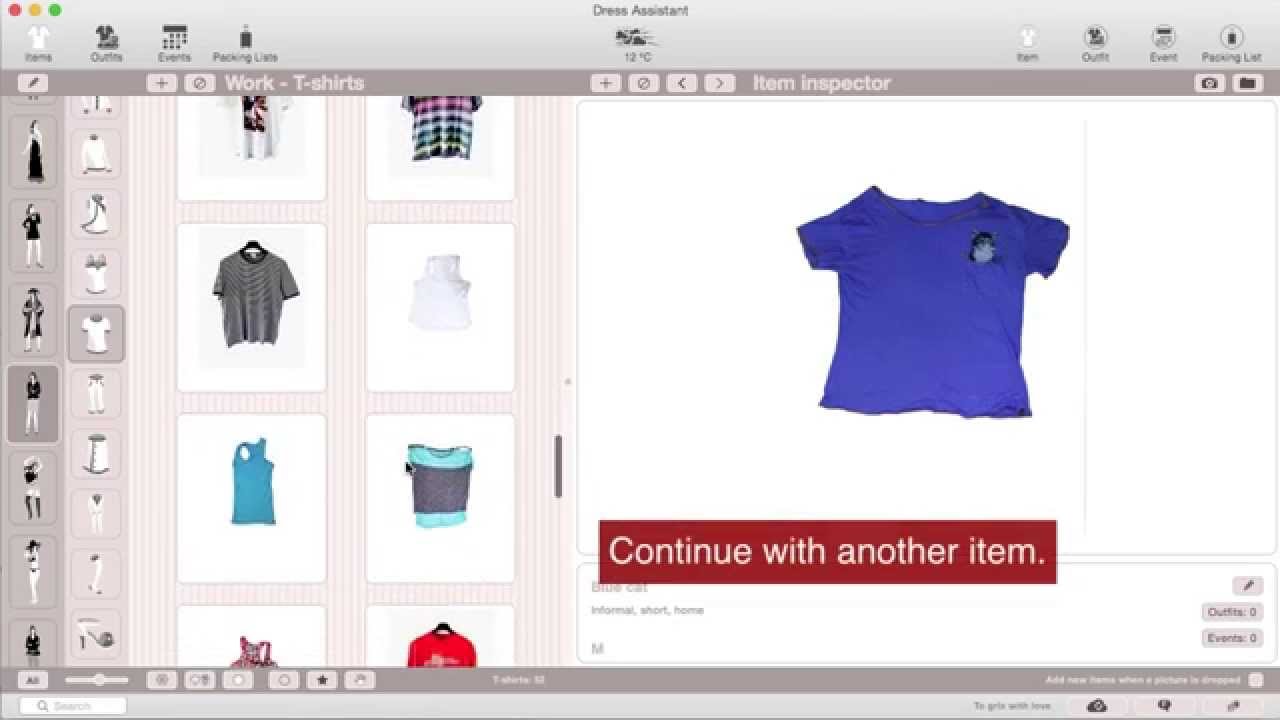 Dress Assistant - Starting tutorial - YouTube