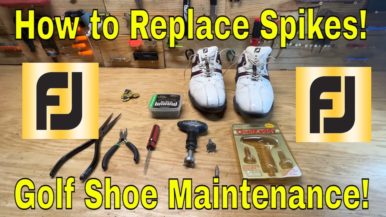 How to Replace Golf Shoe Cleats! How to Replace Golf Shoe Spikes Using ...